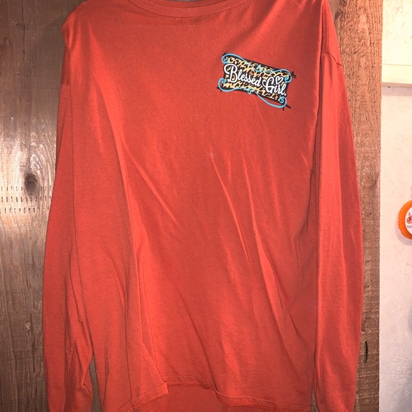 Tops | Blessed Girl Long Sleeve Shirt | Poshmark